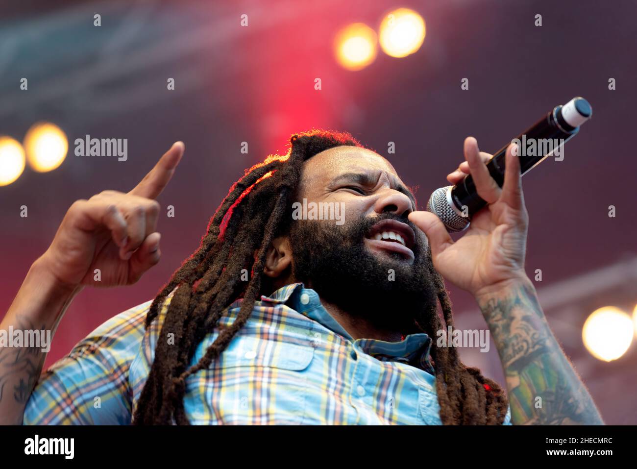 stockholm sweden - July 31 - 2013 - the Jamaican reggae singer ky -mani ...