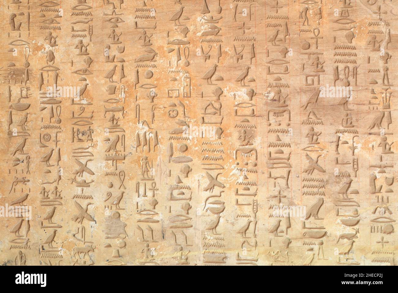 Egypt, Upper Egypt, Nile valley, El Kab, rock tomb of Paheri (nomarch ...