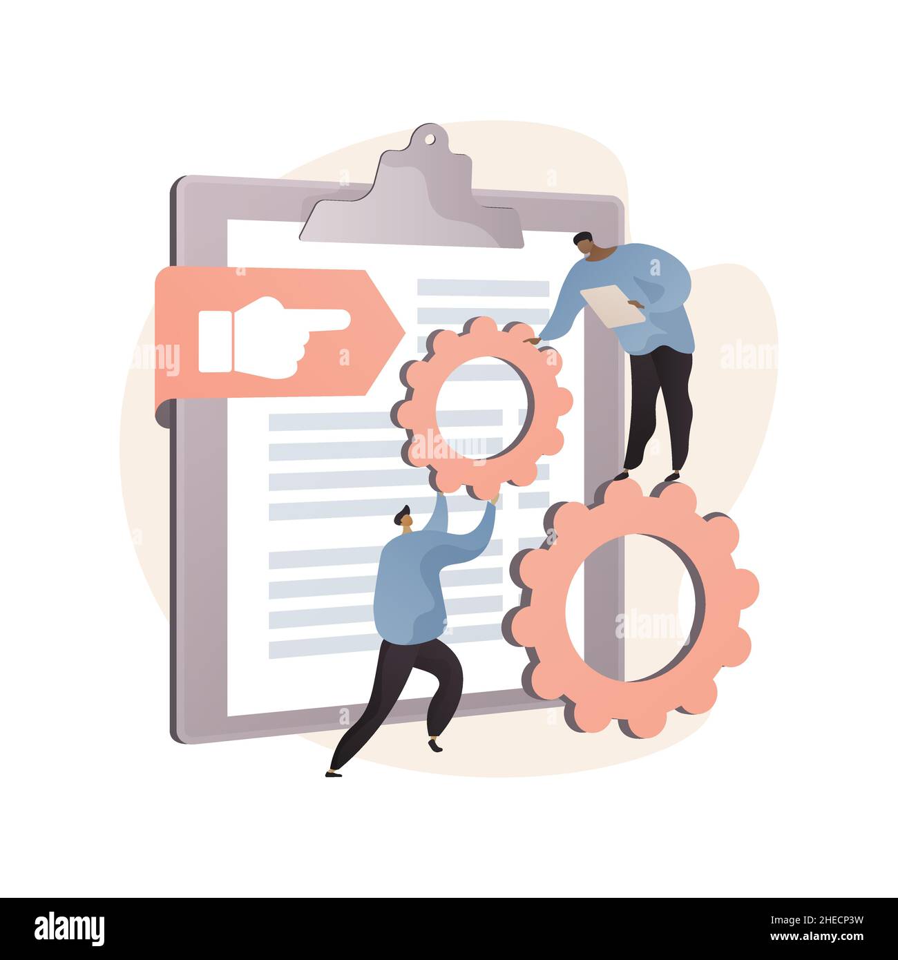 Vision and scope document abstract concept vector illustration Stock ...