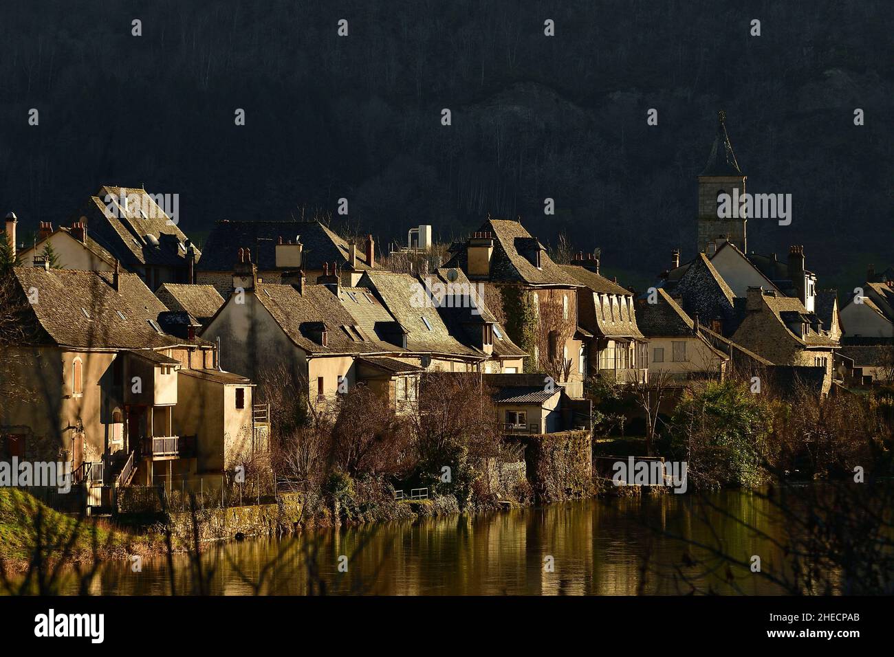 France, Aveyron, Entraygues Stock Photo - Alamy