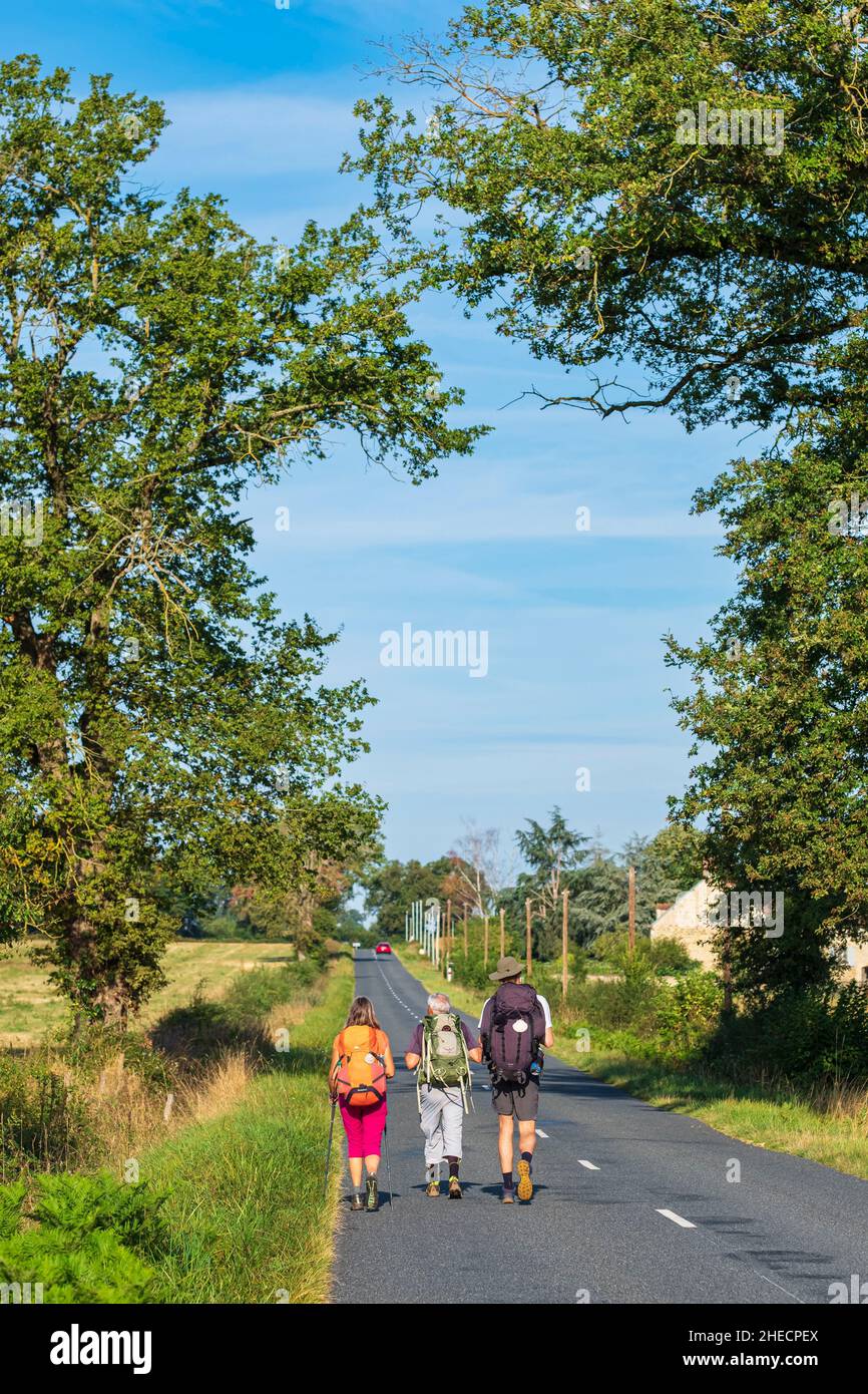 Religious pilgrim france road hi-res stock photography and images - Alamy
