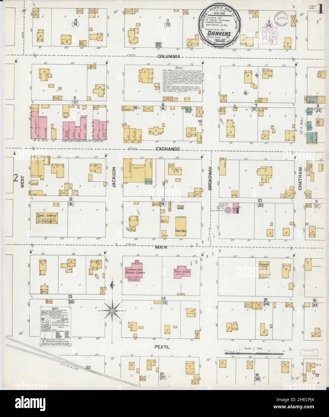 Map of danvers hi-res stock photography and images - Alamy
