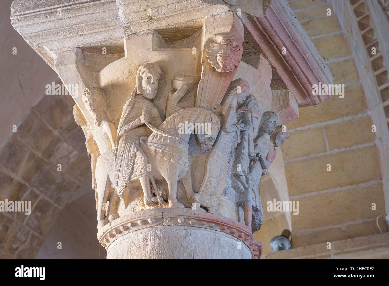 France, Nievre, Saint-Reverien, village on the Via Lemovicensis or ...