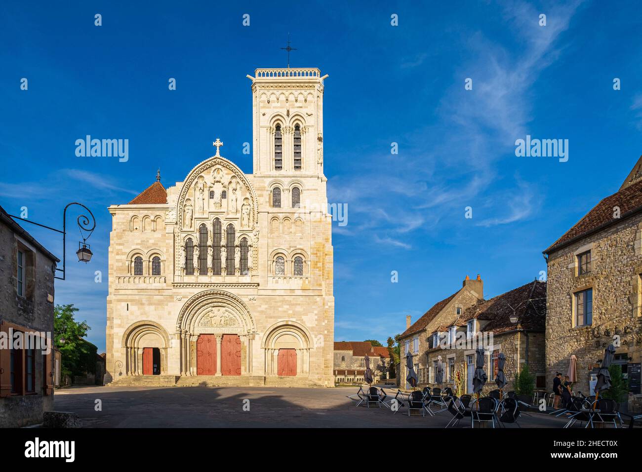 France, Yonne, Morvan regional natural park, Vezelay, a UNESCO World ...