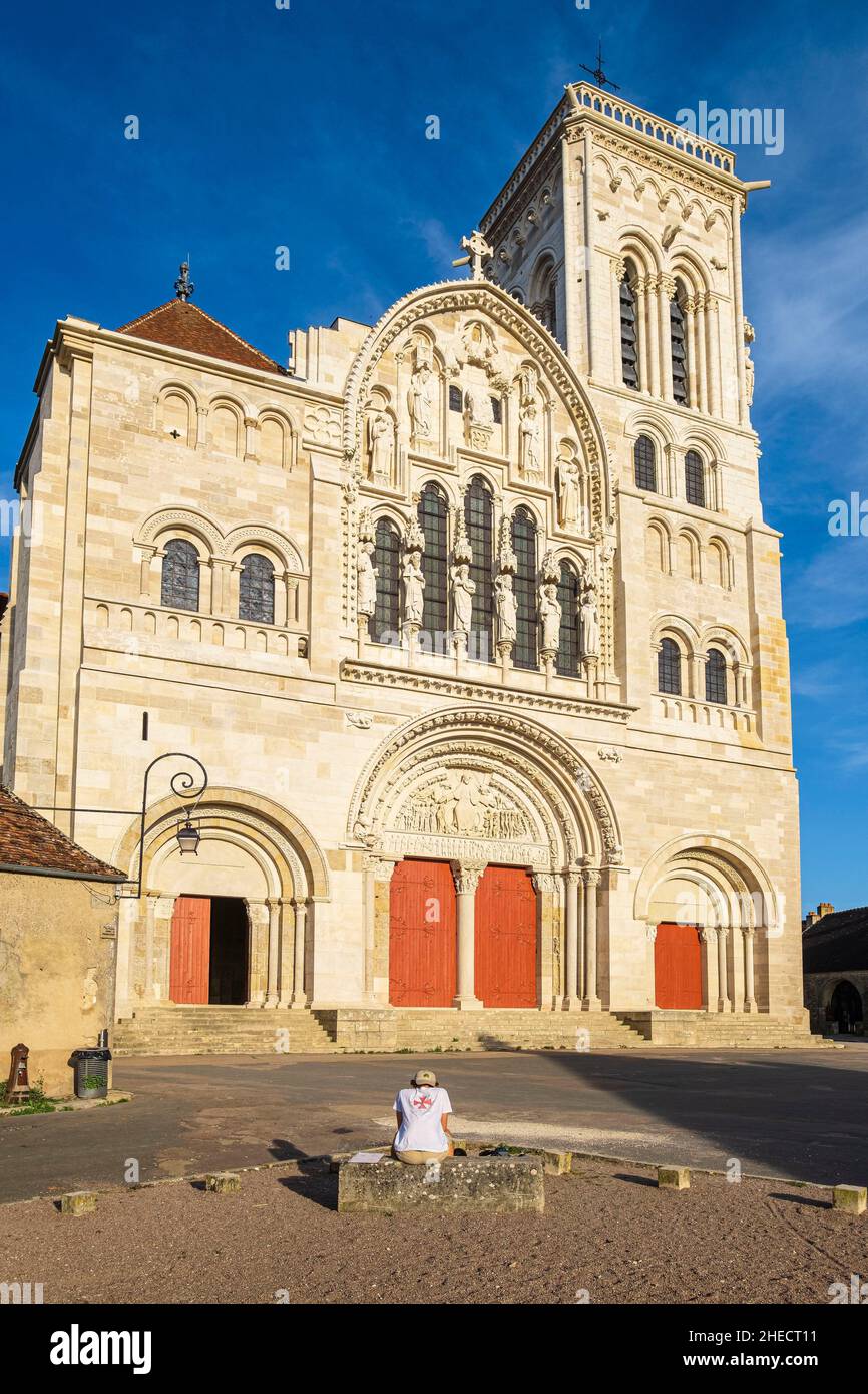 France, Yonne, Morvan regional natural park, Vezelay, a UNESCO World ...