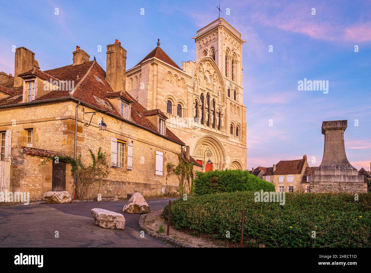 France, Yonne, Morvan regional natural park, Vezelay, a UNESCO World ...