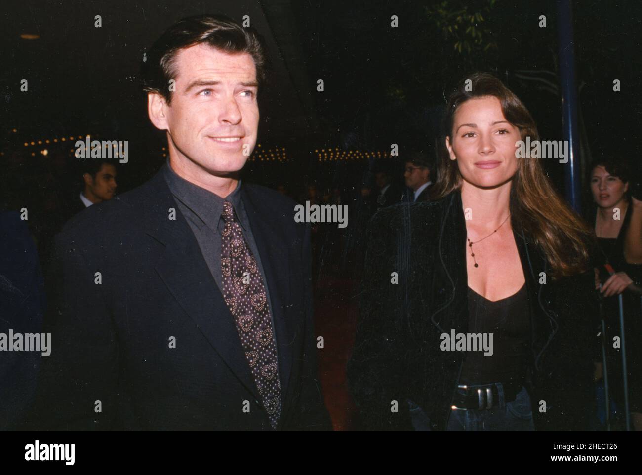 Los Angeles.CA.USA. LIBRARY. Pierce Brosnan and Kelly Shaye Smith at ...