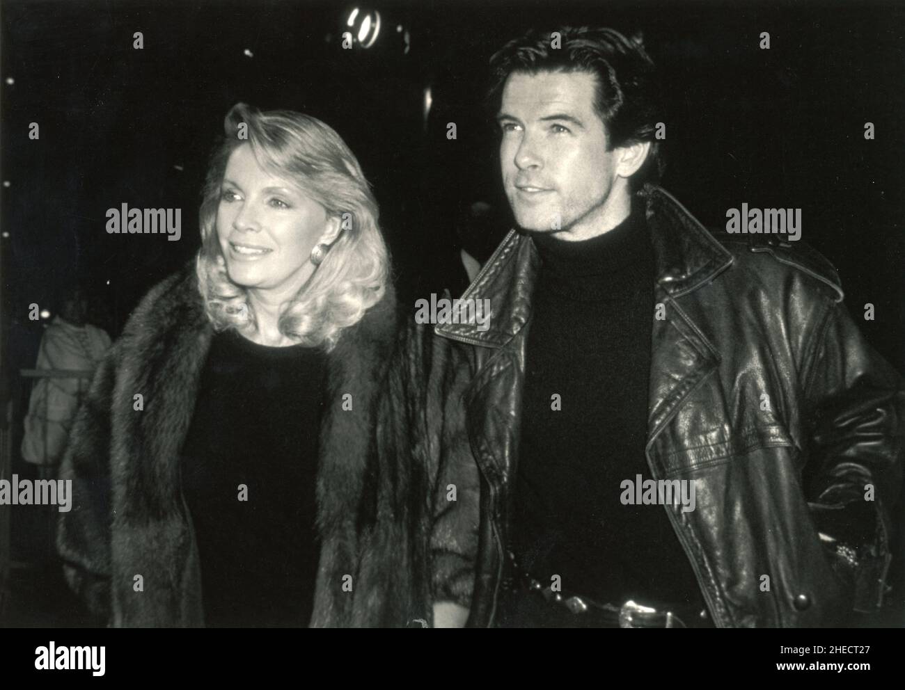 Los Angeles.CA.USA. LIBRARY. Pierce Brosnan and wife Cassandra Brosnan ...