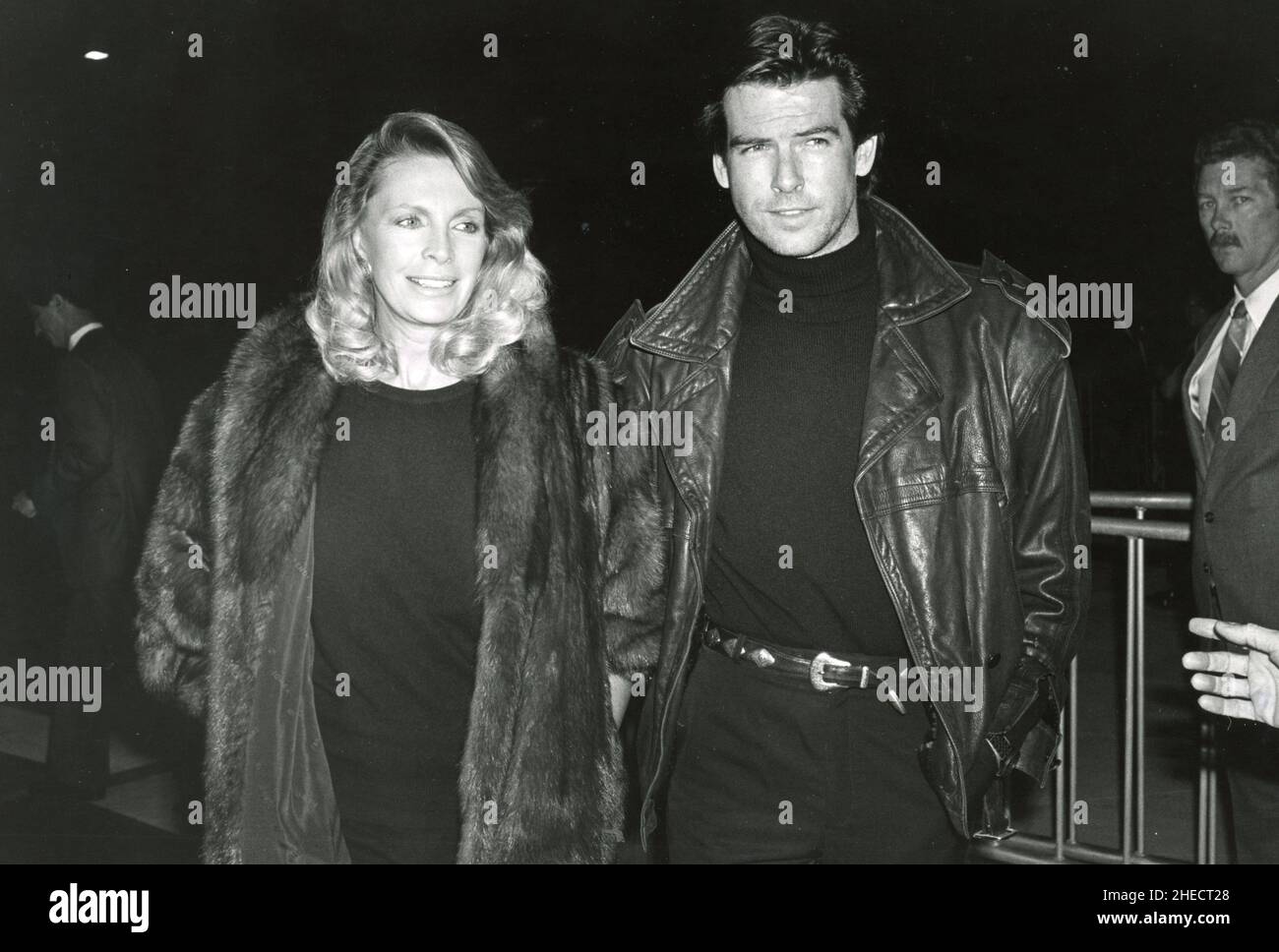 Los Angeles.CA.USA. LIBRARY. Pierce Brosnan and wife Cassandra Brosnan ...