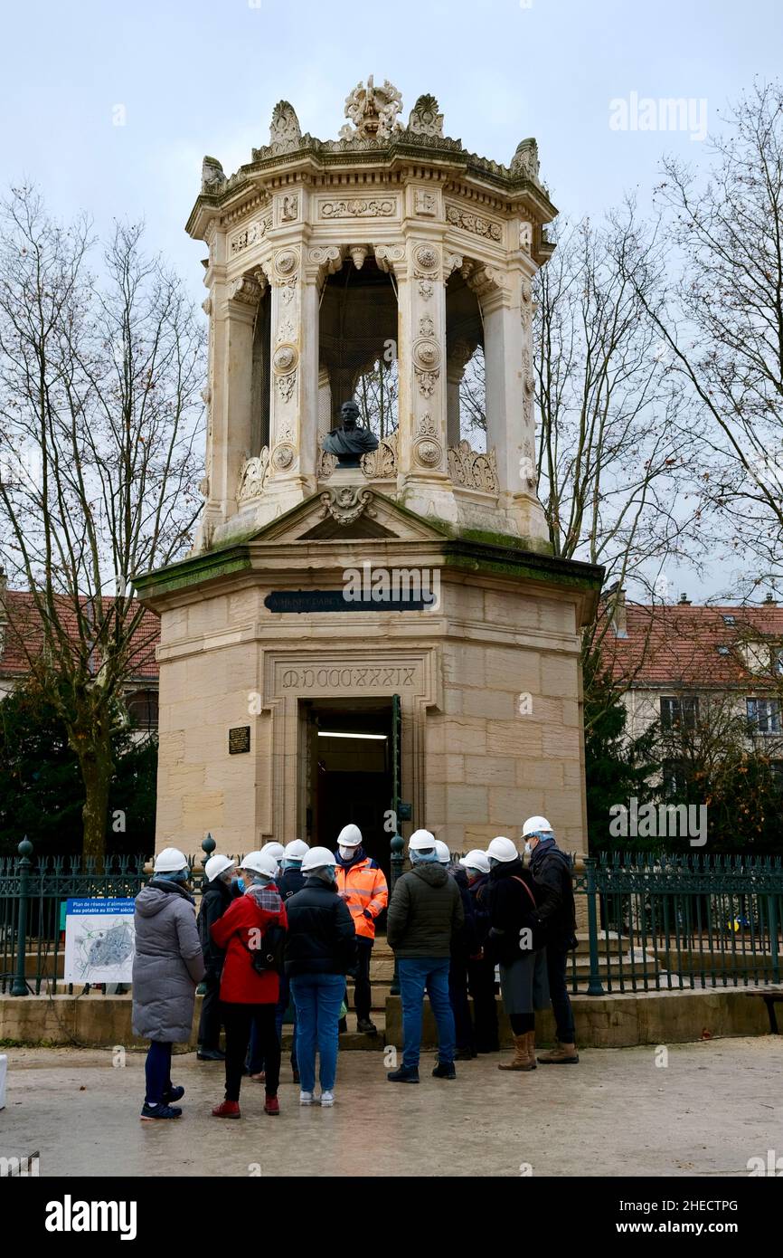France, Cote d'Or, Dijon, area listed as World Heritage by UNESCO ...