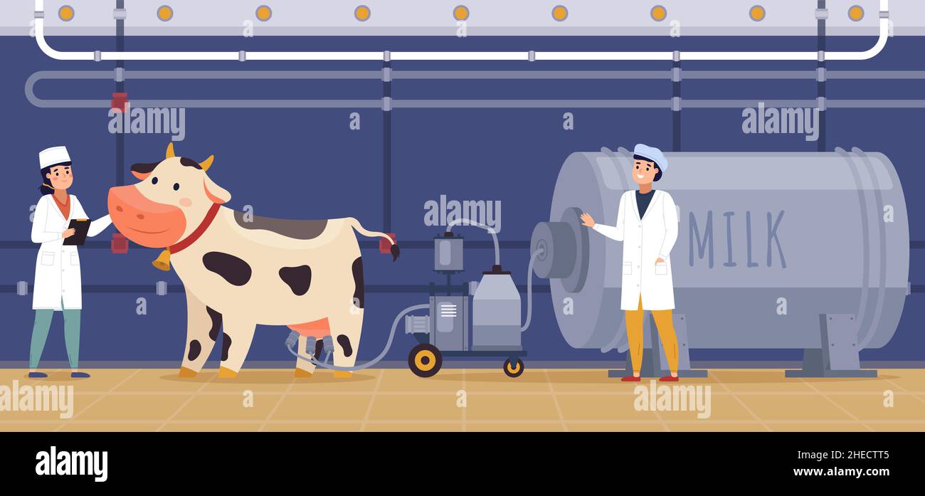 Cow Milk Production Process