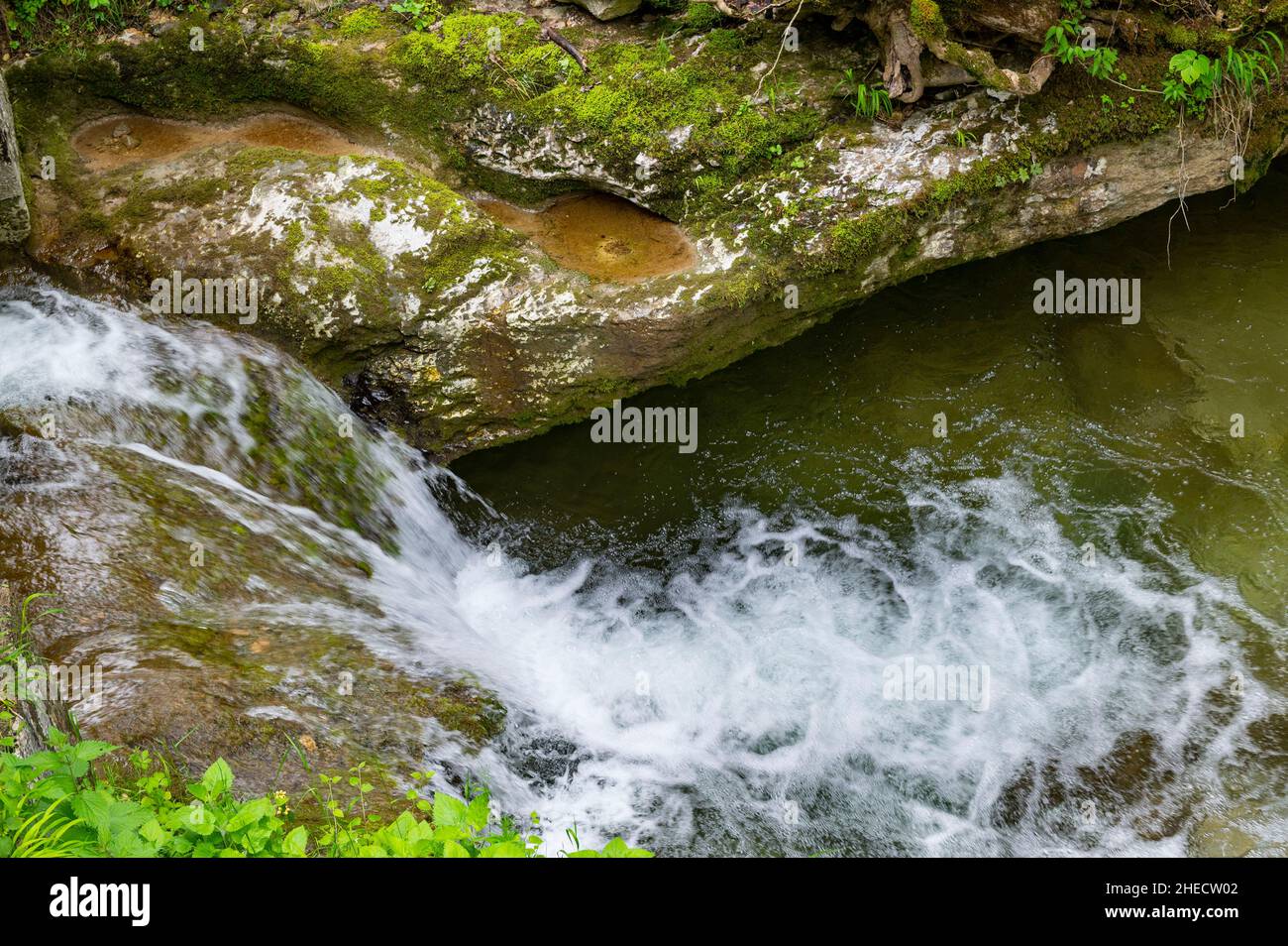 France, Ain, massif du Jura, Valromey, Arvi?re-en-Valromey, the river ...