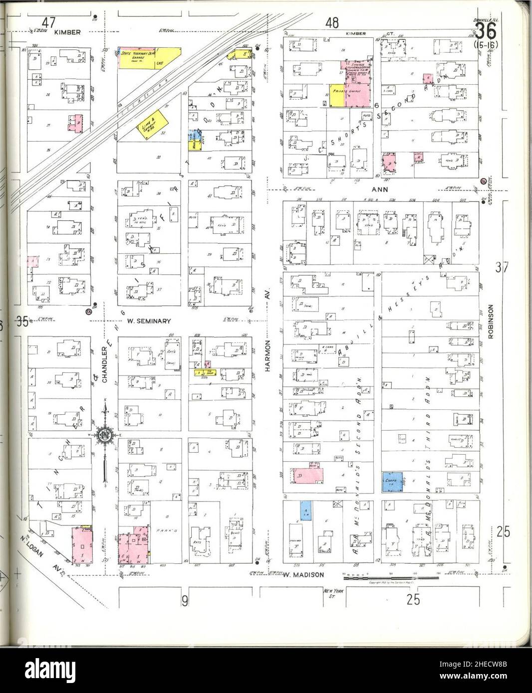 Vermilion map hi-res stock photography and images - Alamy