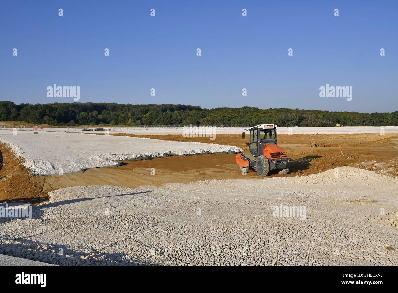 France, Doubs, Allenjoie, industrial development of the plateau ...