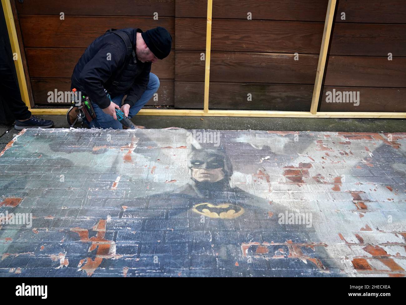 The batman 2022 filming hi-res stock photography and images - Alamy