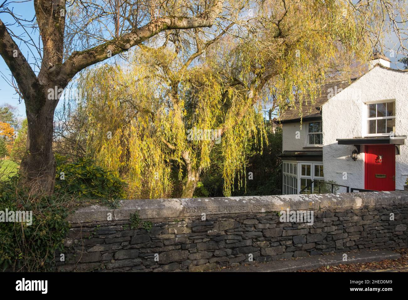 The village of Cartmel in the Lake District, Cumbria, UK Stock Photo ...