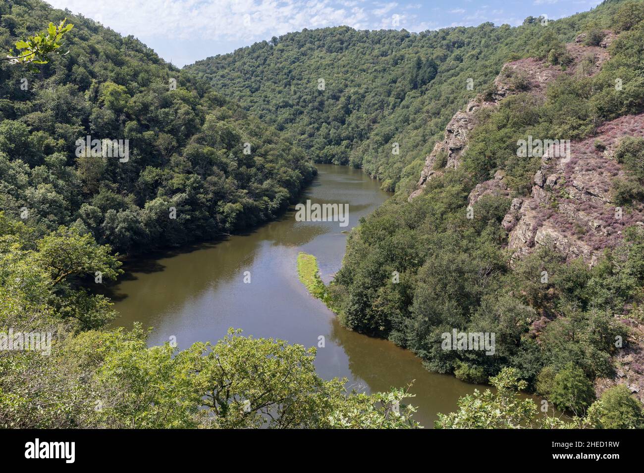 France, Tarn, Tanus, Viaur valley, the Las Planques chapel Stock Photo ...
