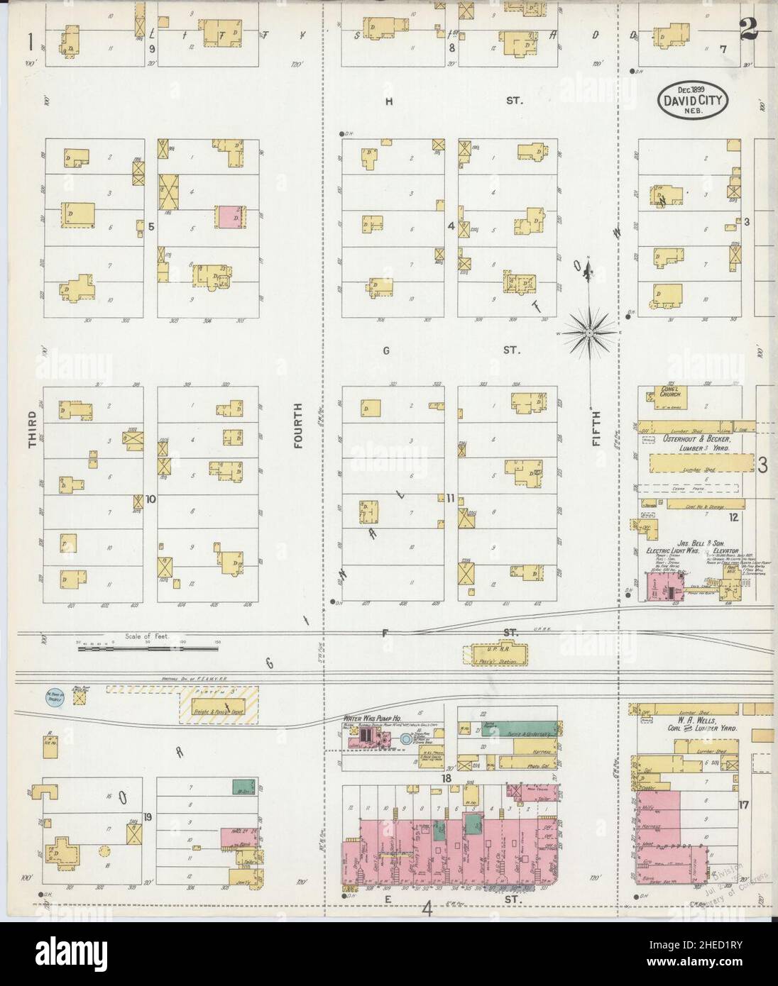 Sanborn Fire Insurance Map from David City, Butler County, Nebraska ...