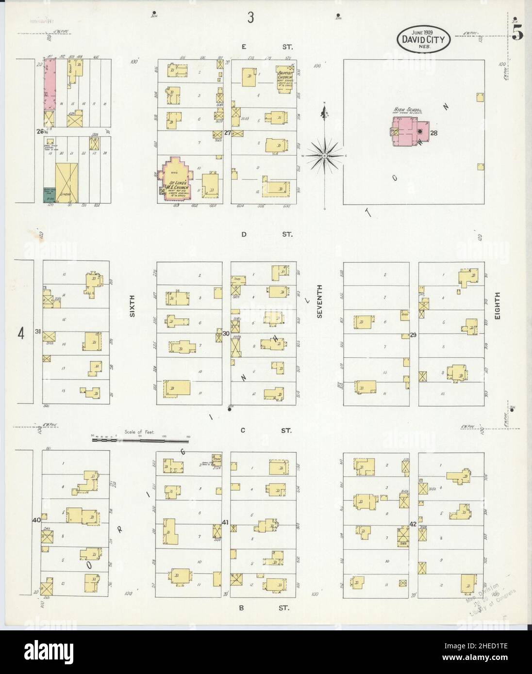 David city nebraska map hi-res stock photography and images - Alamy