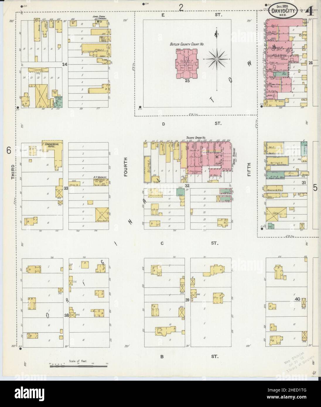 Sanborn Fire Insurance Map from David City, Butler County, Nebraska ...