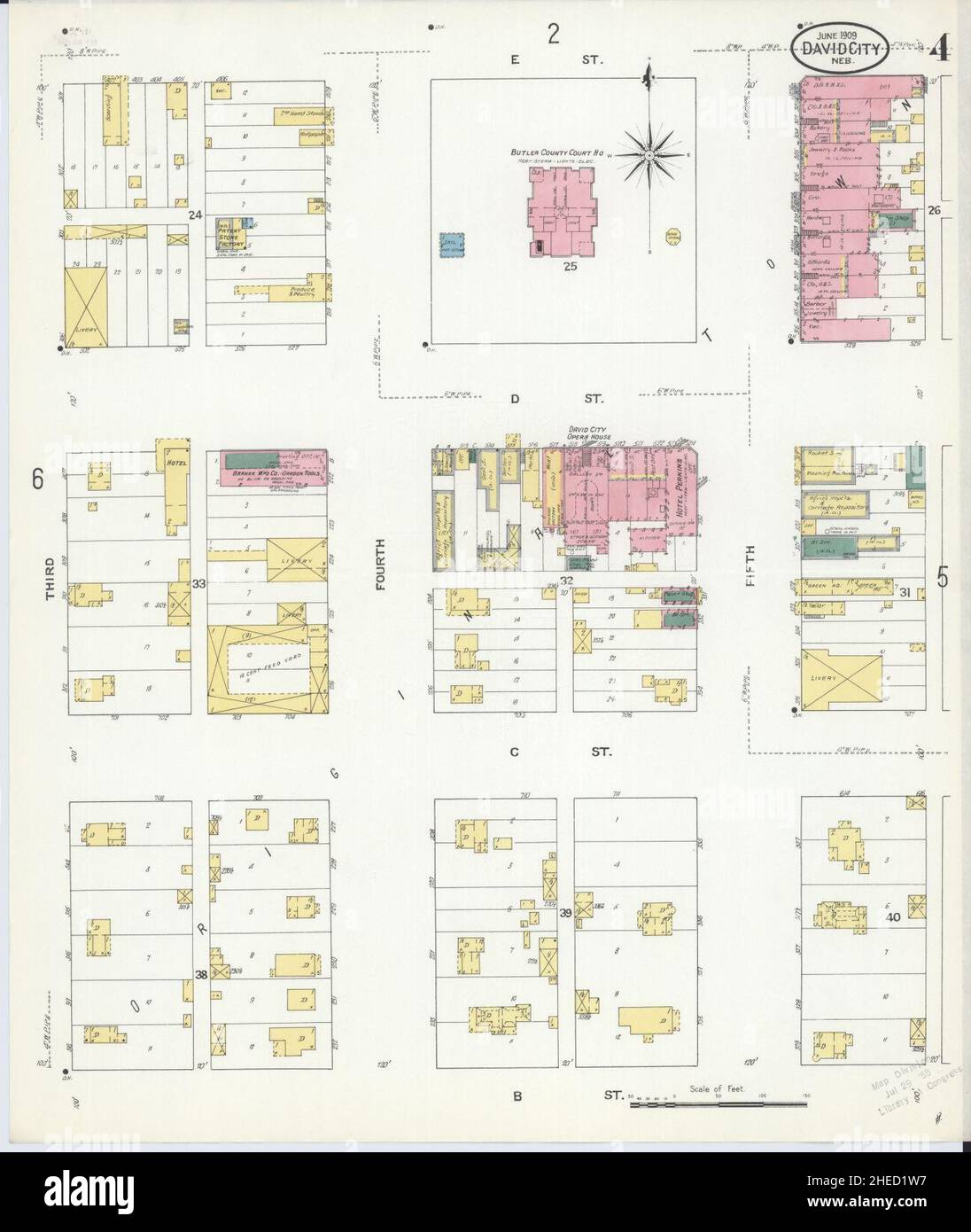 David city nebraska map hi-res stock photography and images - Alamy