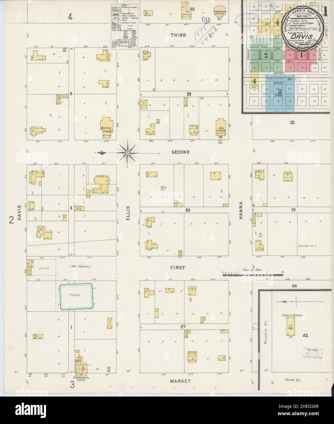 Map of davis hi-res stock photography and images - Alamy