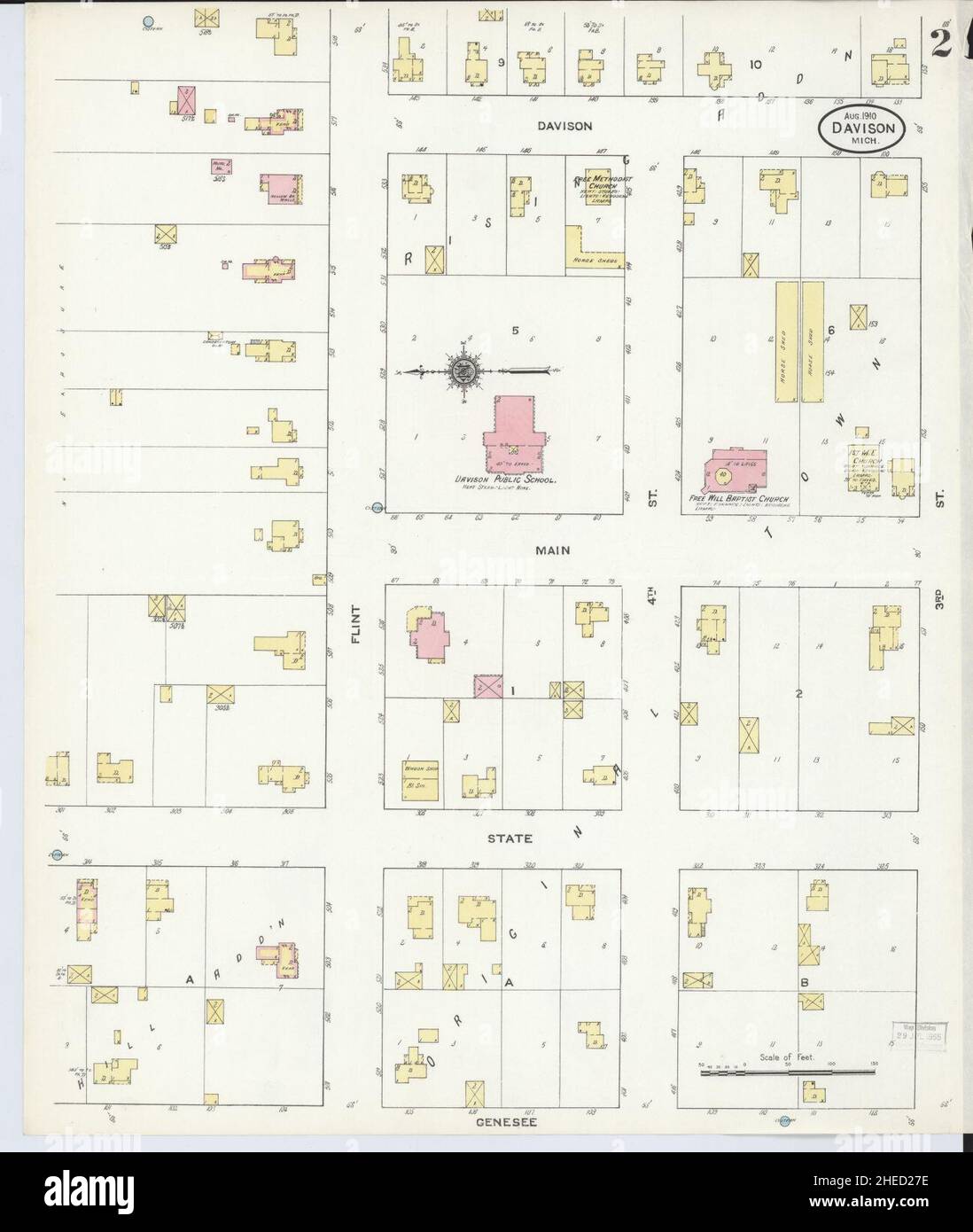 Map of davison hi-res stock photography and images - Alamy