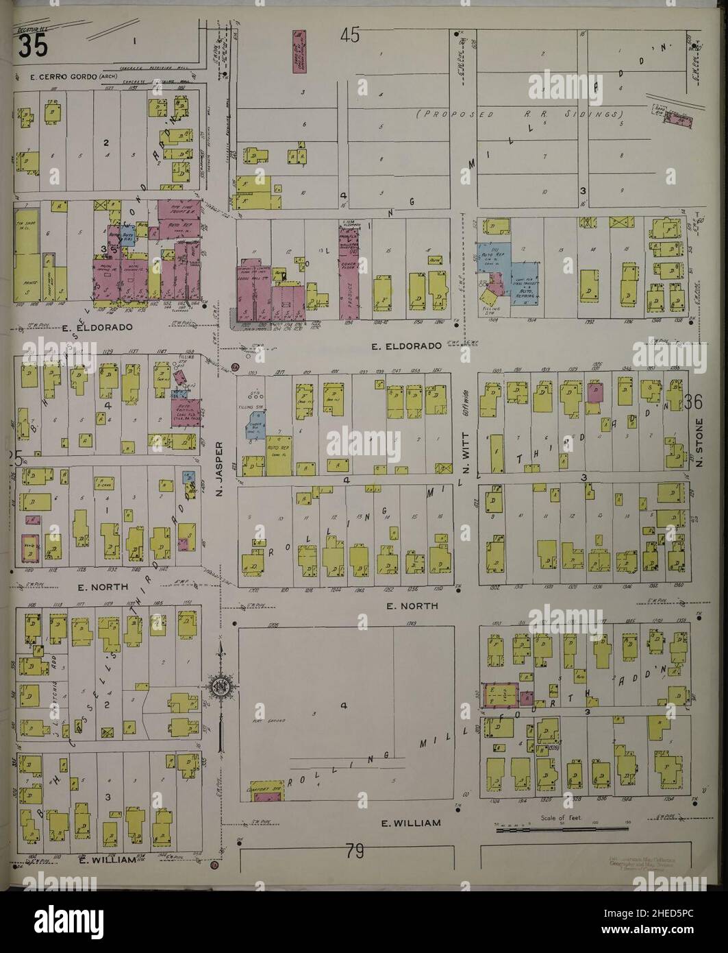 Map of decatur hi-res stock photography and images - Alamy