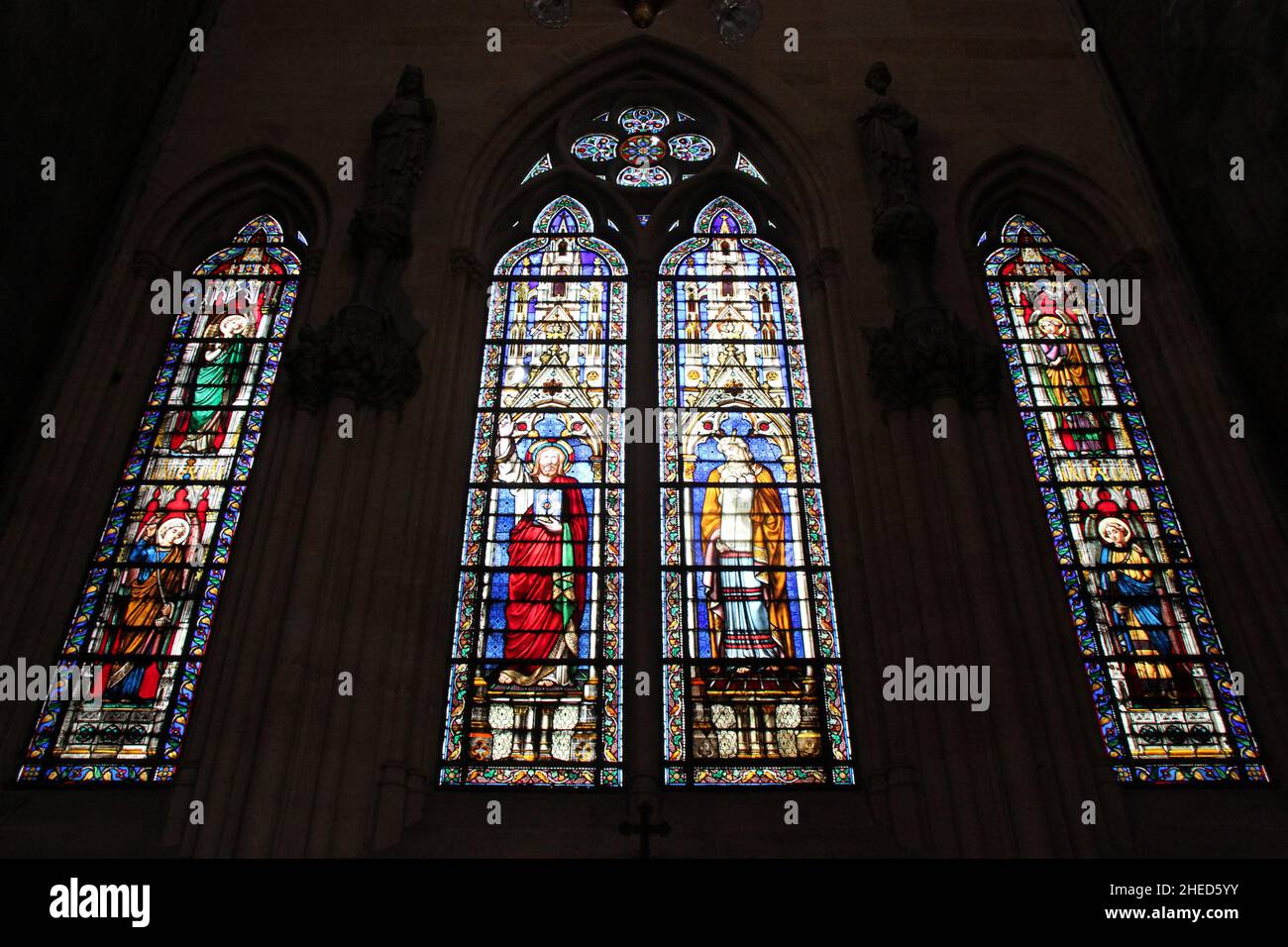 sainte-clotilde basilica in paris (france Stock Photo - Alamy