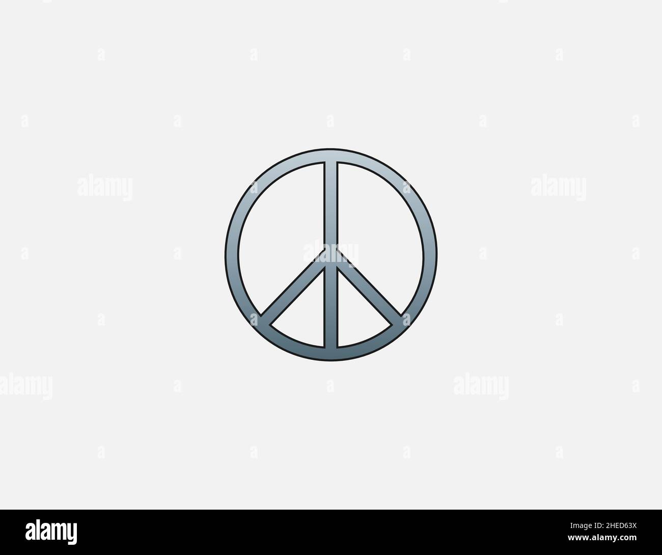 Peace sign icon. Vector illustration. Flat design Stock Vector Image ...