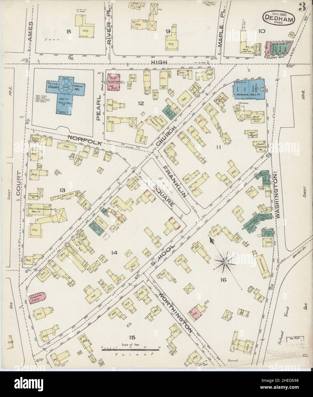 Map of dedham hi-res stock photography and images - Alamy