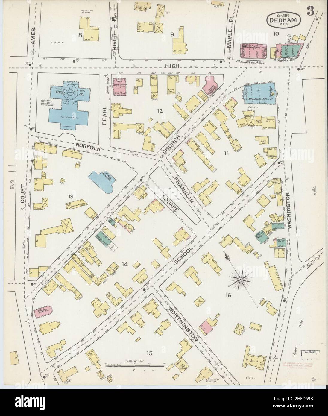Map of dedham hi-res stock photography and images - Alamy