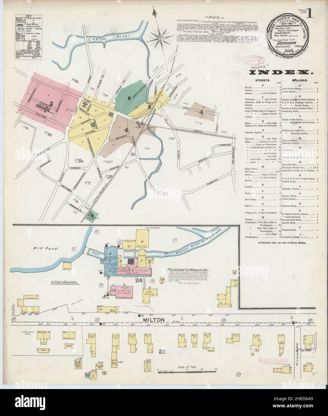 Map of dedham hi-res stock photography and images - Alamy