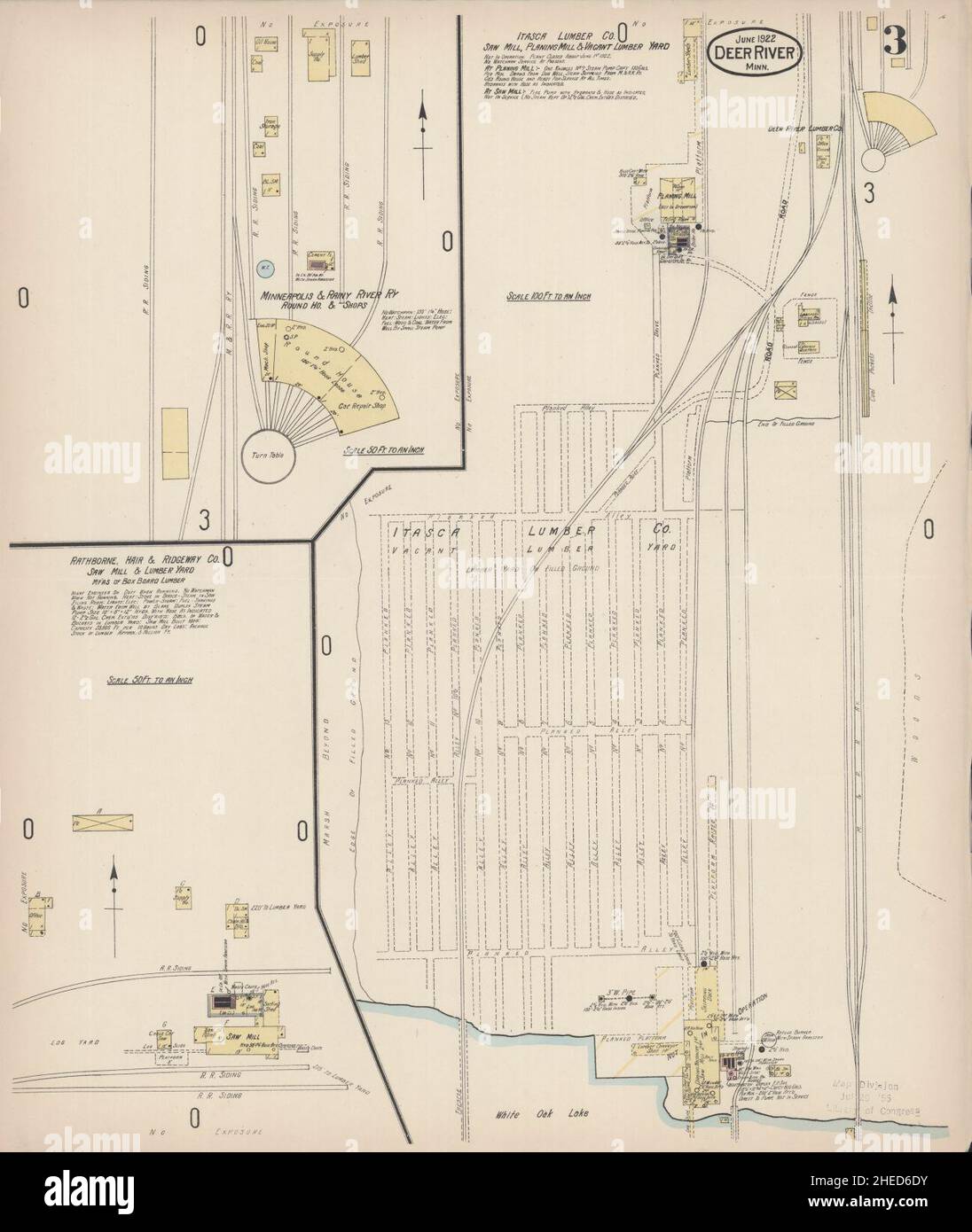 Map of deer river hi-res stock photography and images - Alamy