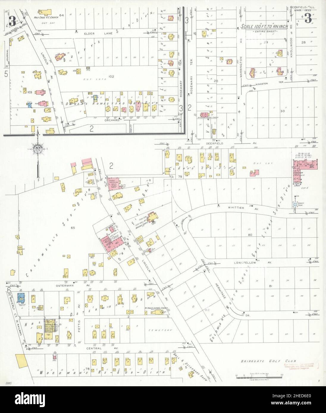 Map of deerfield hi-res stock photography and images - Alamy