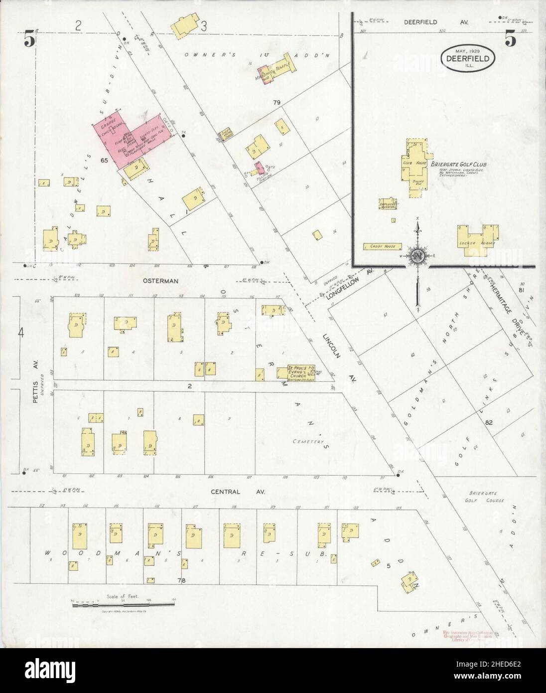 Map of deerfield hi-res stock photography and images - Alamy
