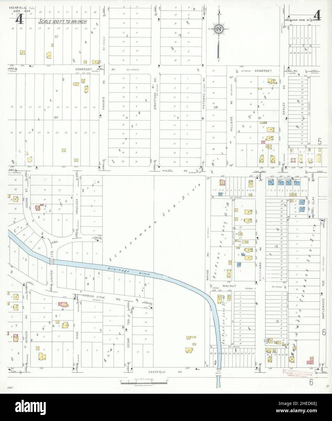 Map of deerfield hi-res stock photography and images - Alamy