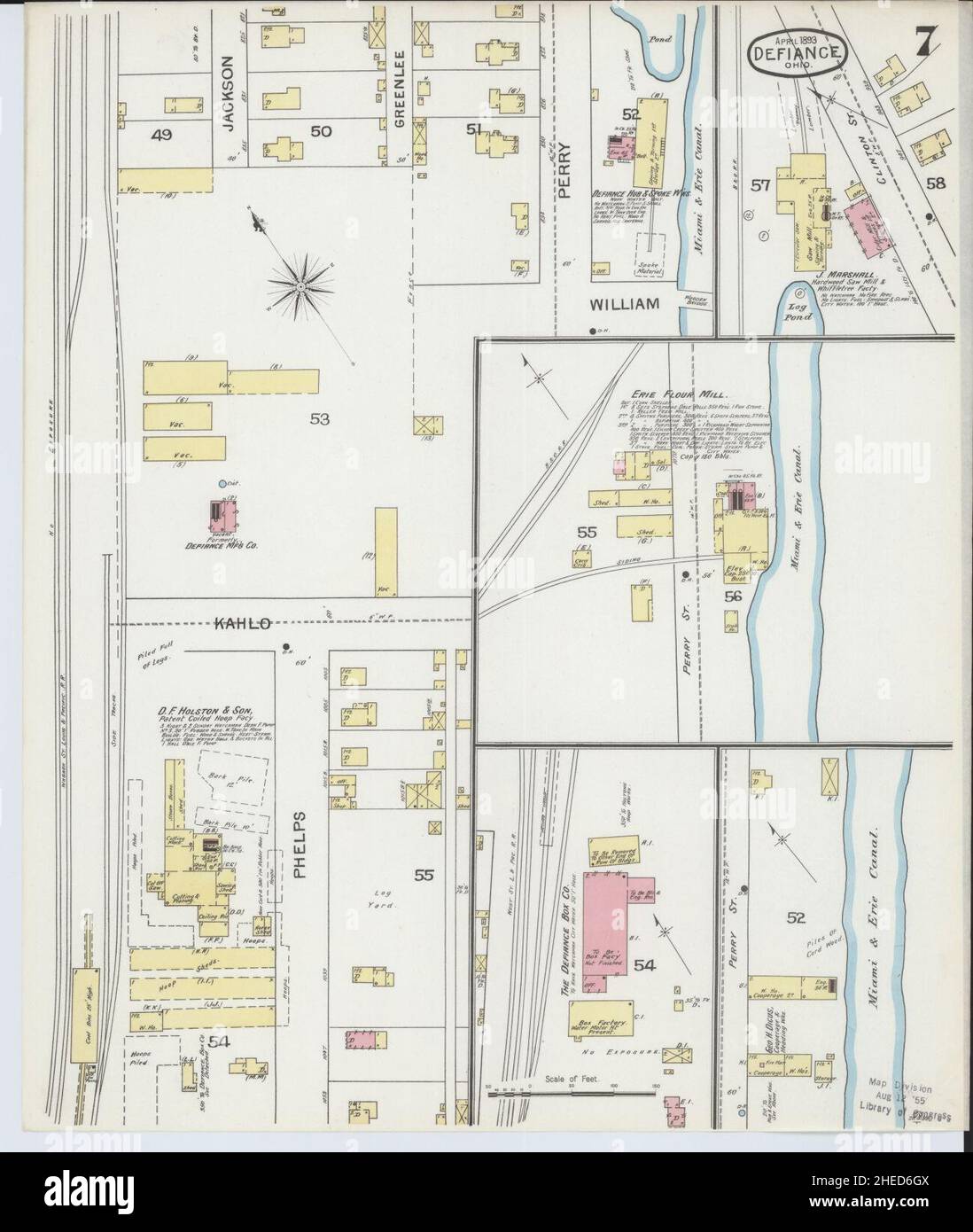 Map of defiance hi-res stock photography and images - Alamy
