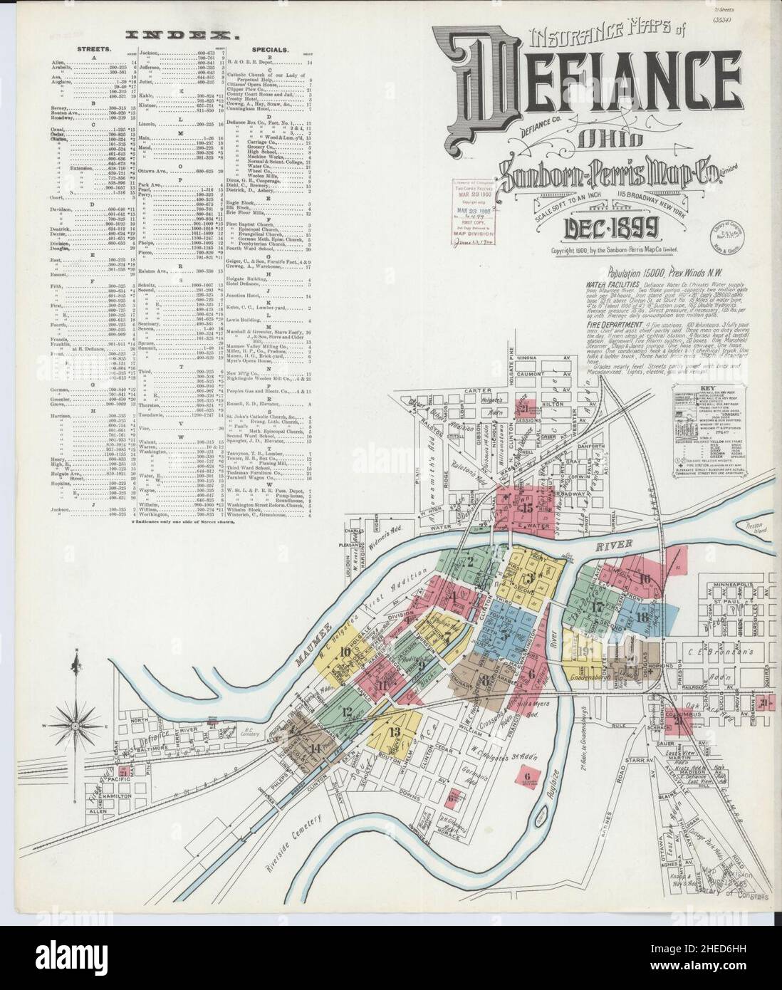 Map of defiance hi-res stock photography and images - Alamy