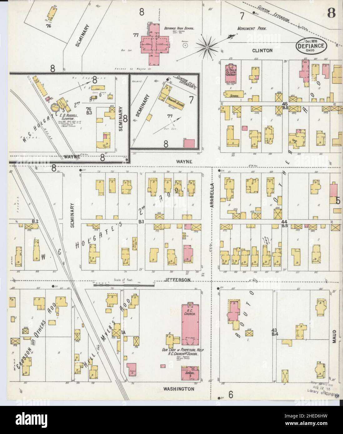 Defiance map hi-res stock photography and images - Alamy