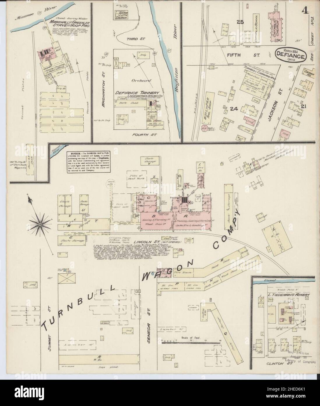 Map of defiance hi-res stock photography and images - Alamy