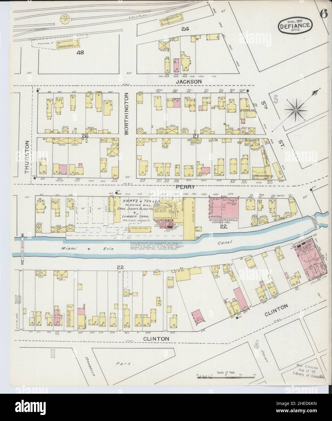 Map of defiance hi-res stock photography and images - Alamy