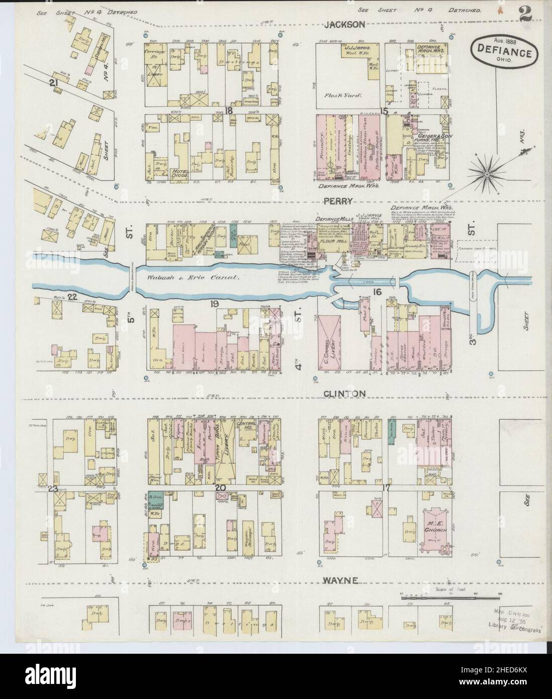Map of defiance hi-res stock photography and images - Alamy
