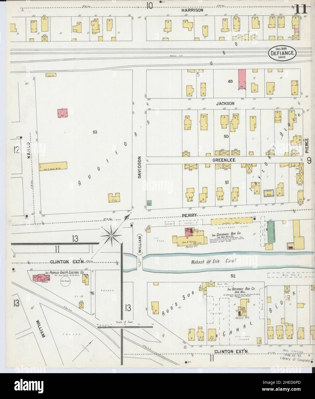 Defiance map hi-res stock photography and images - Alamy