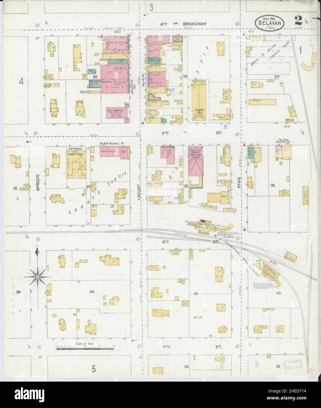 Tazewell county map hi-res stock photography and images - Alamy