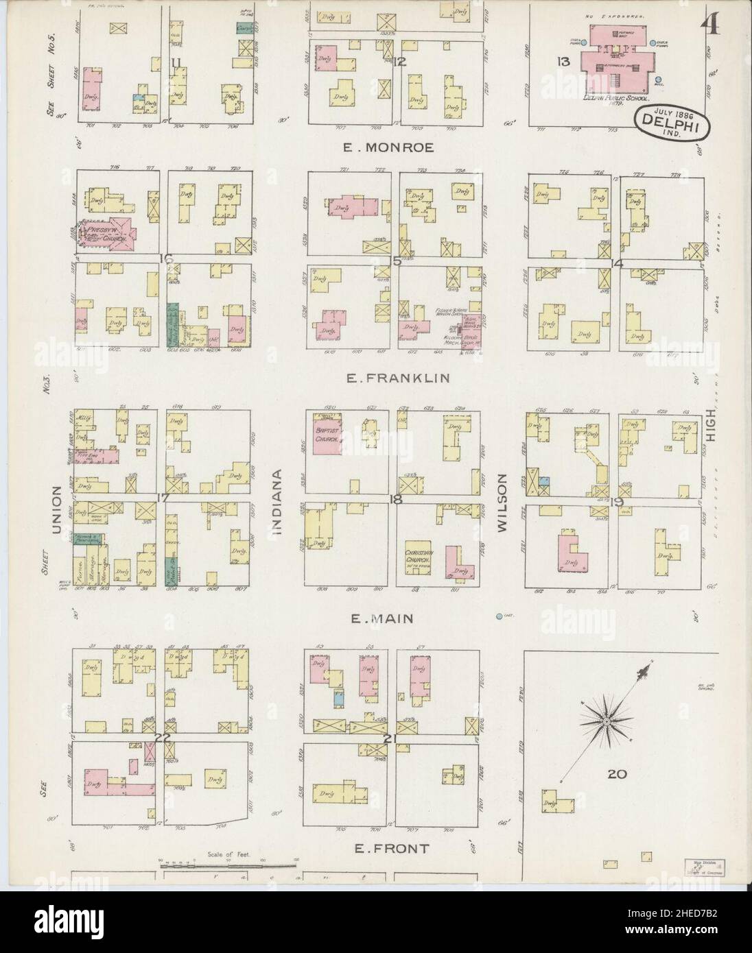Map of delphi hi-res stock photography and images - Alamy
