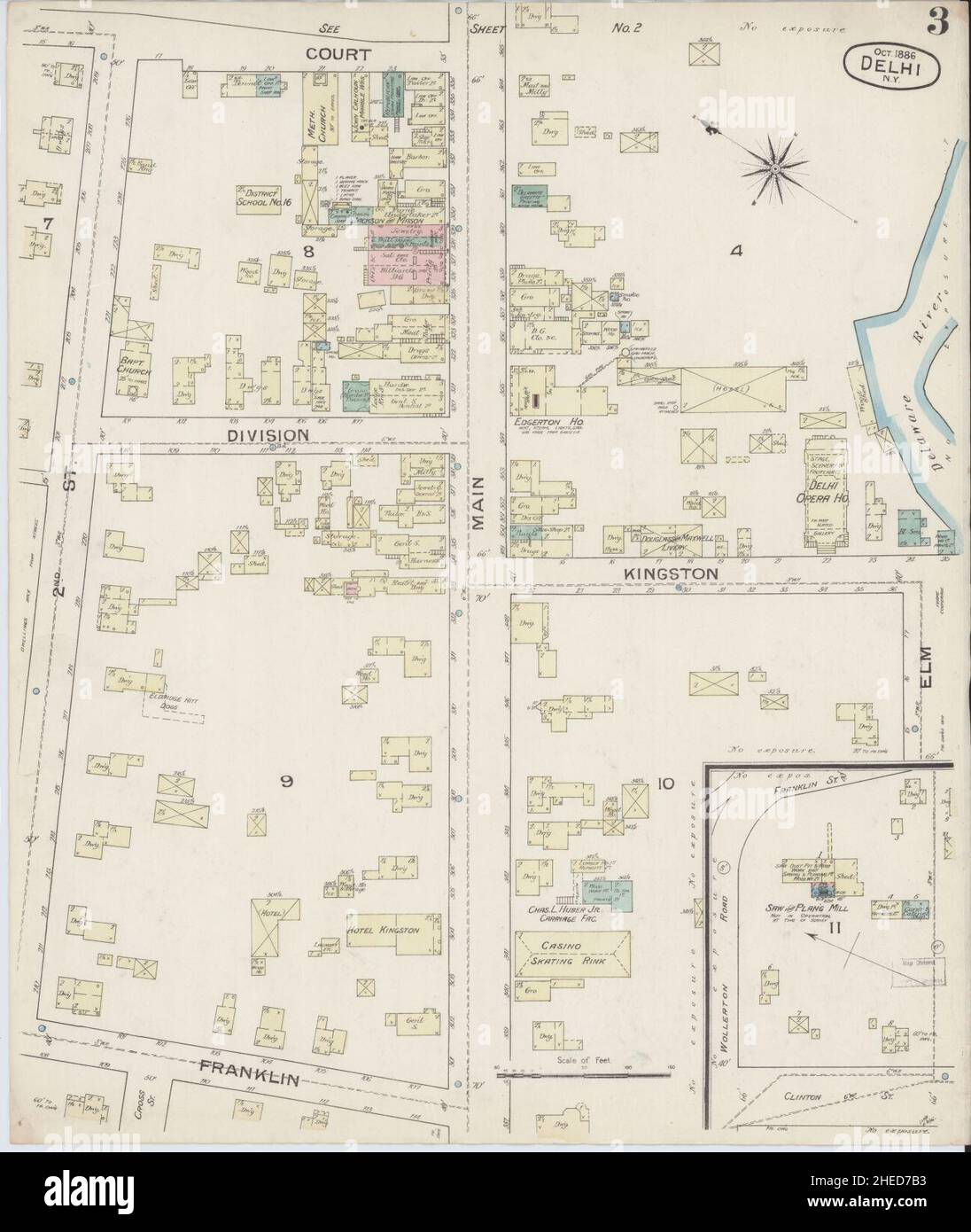 Map of delhi new york hi-res stock photography and images - Alamy