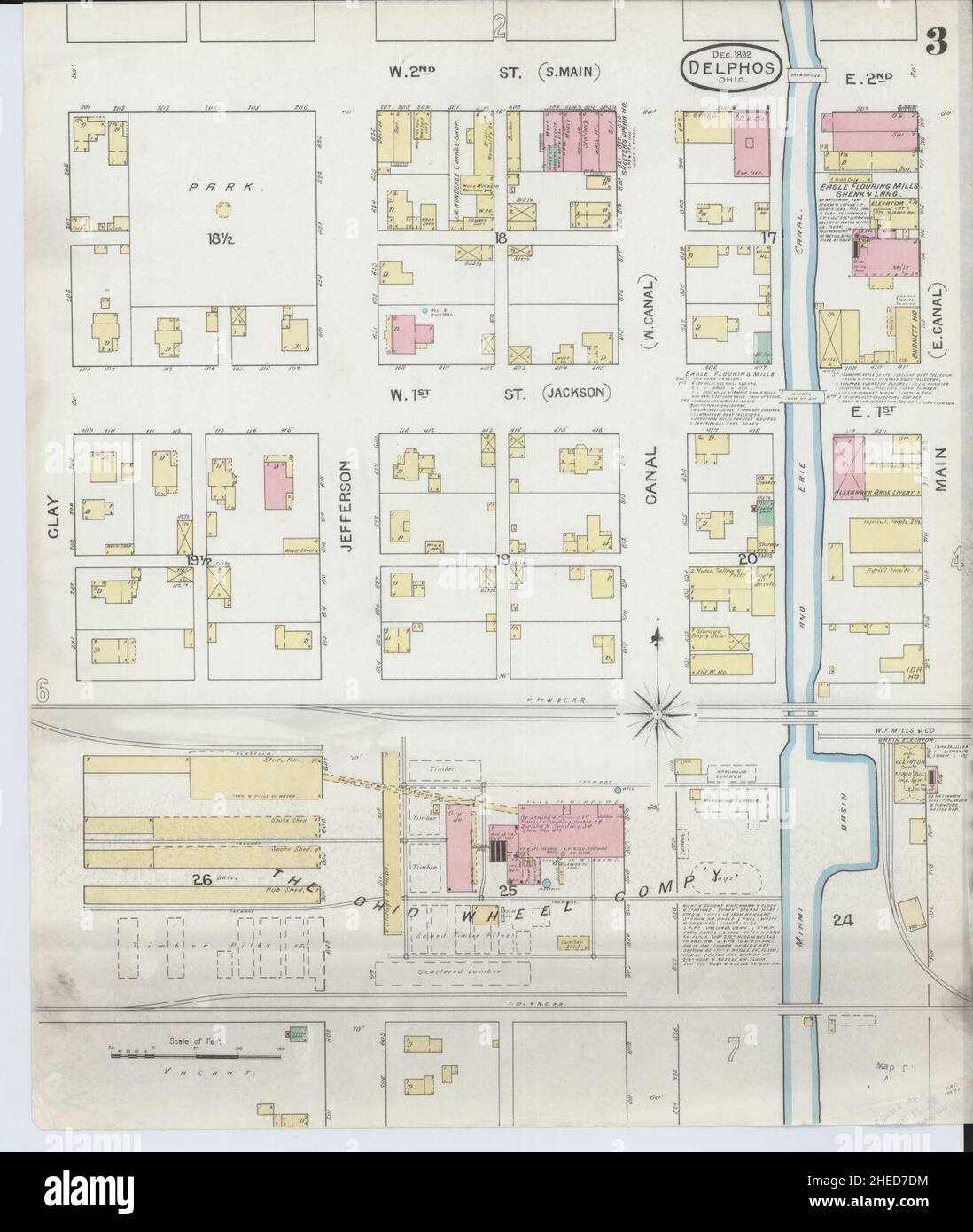 Map of delphos hi-res stock photography and images - Alamy
