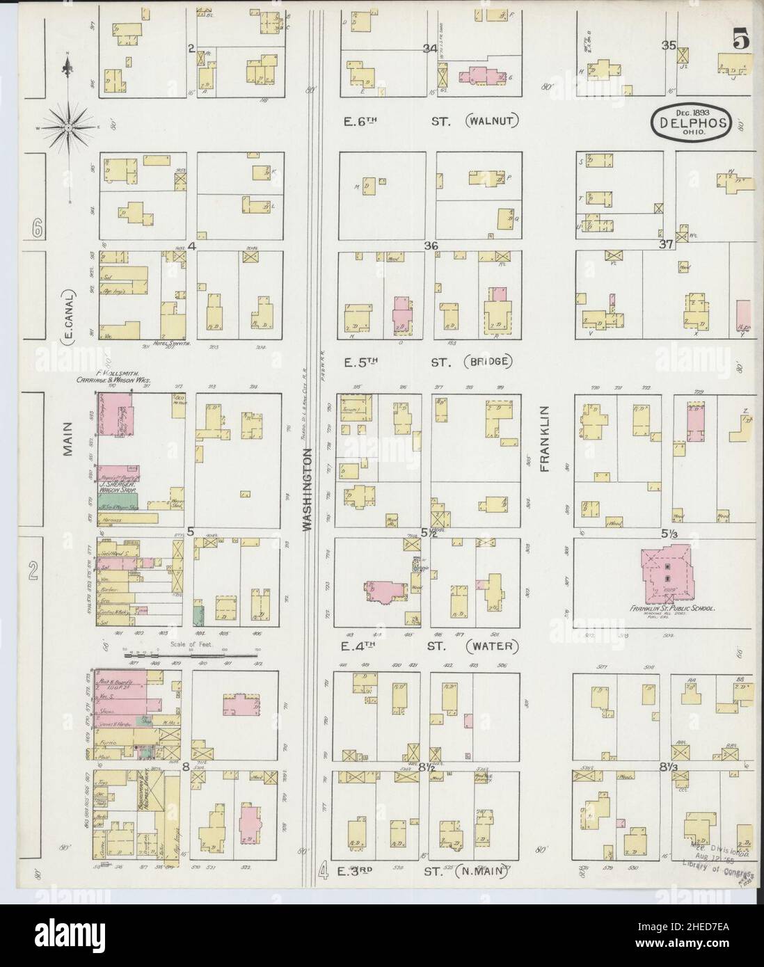 Map of delphos hi-res stock photography and images - Alamy