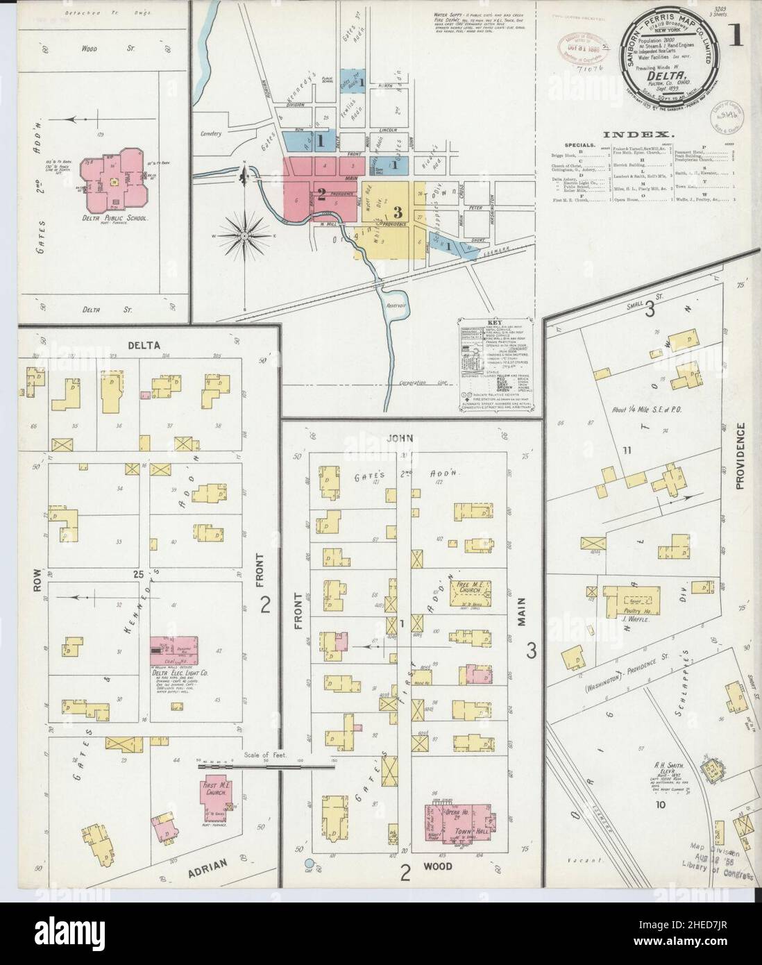 Delta ohio map hi-res stock photography and images - Alamy